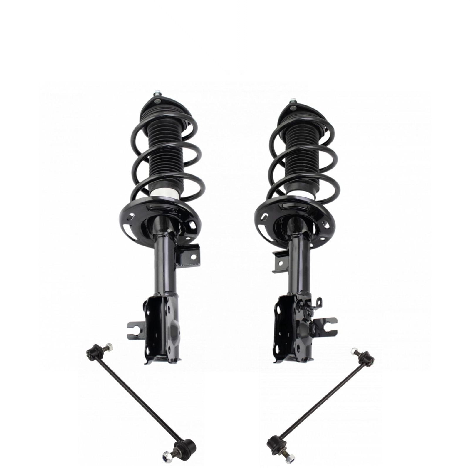 Front Complete Loaded Strut for Spring Assembly with Sway Bar Kit for ...