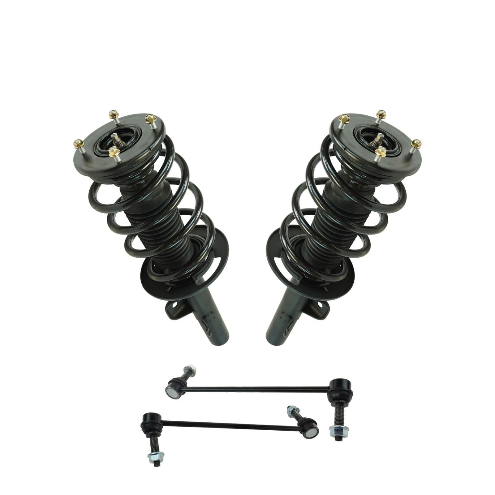 Front Complete Quick Loaded Strut for Spring Assembly Sway Bar Kit Set ...