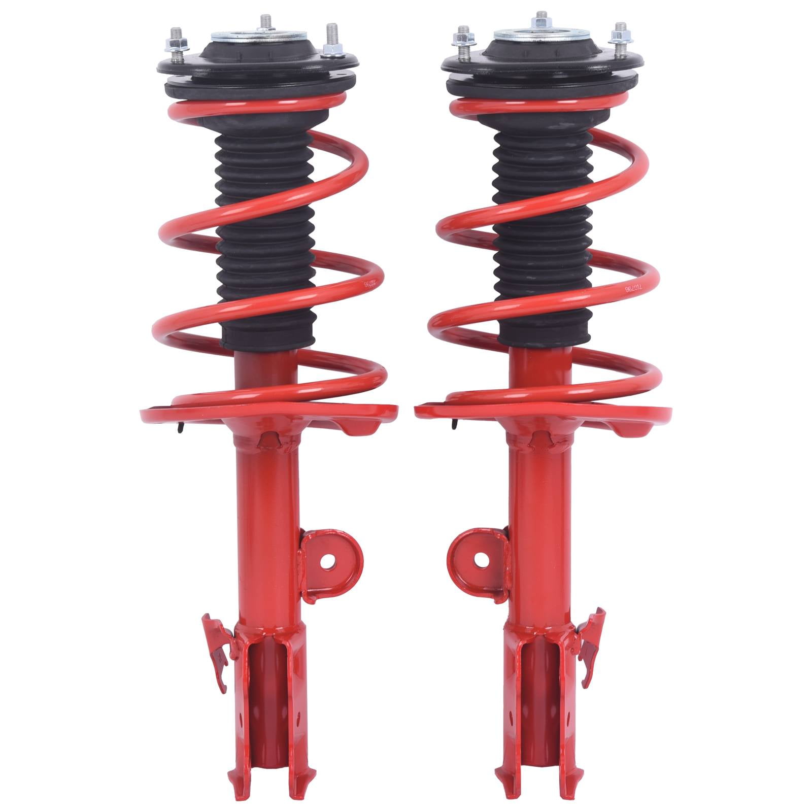 Front Complete Strut Assembly with and Mounts, Red, Pair of 2-Front ...
