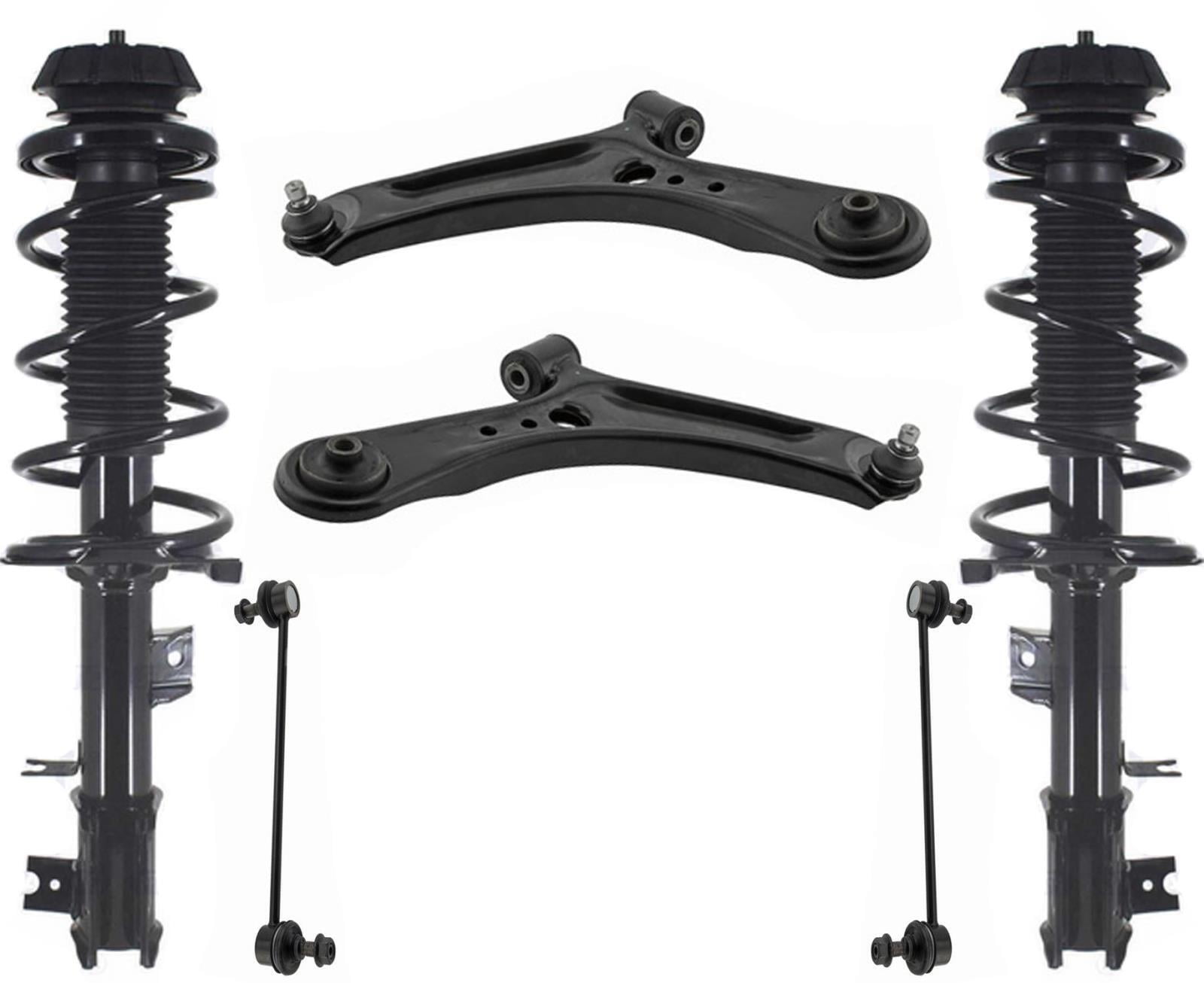 Front Complete Struts & Coil for Spring Assembly, Lower Control Arms w ...