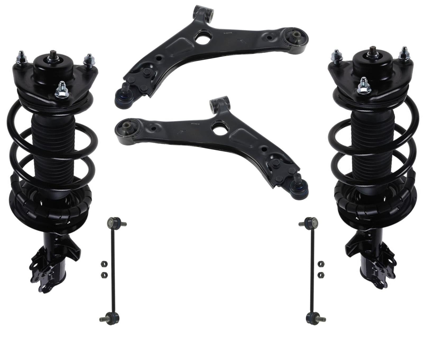 Front Complete Struts Control Arms & Sway Bar Links For Hyundai Tucson ...