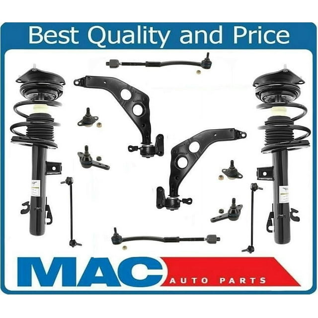 Front Complete Struts Control Arms W/ Bracket +Chassis Kit For 02-06 ...