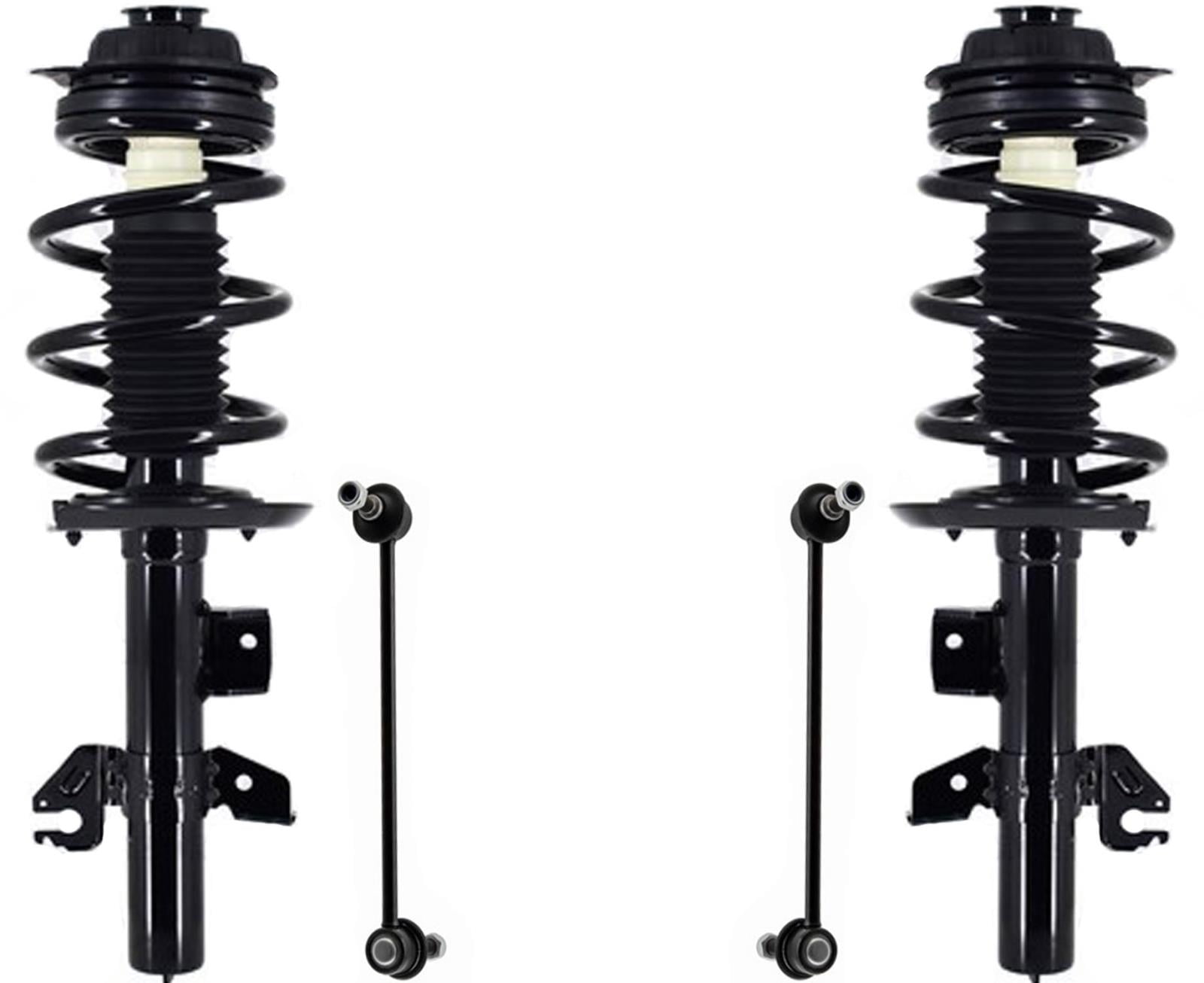 Front Complete Struts & Links For Jeep Cherokee Front Wheel Drive 2019 ...