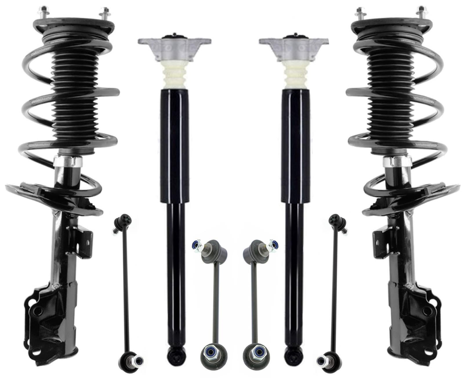 Front Complete Struts & Rear Complete Shocks Absorber Kit for Mazda 3 ...