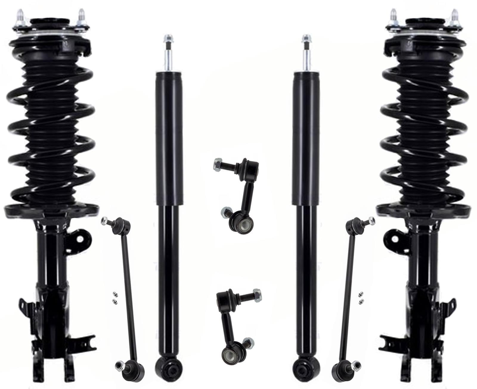 Front Complete Struts Rear Shocks & Links For Honda Civic SI Coupe 2012 ...