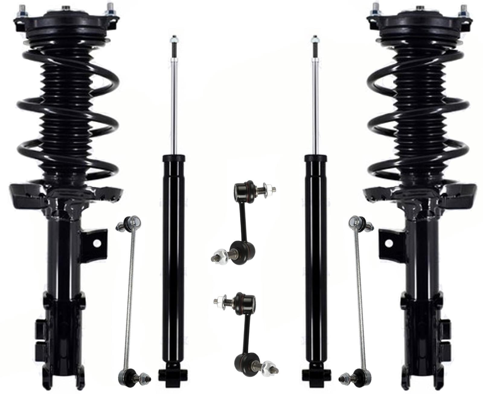 Front Complete Struts Rear Shocks & Sway Bar Links For Kia Optima 2.4L ...