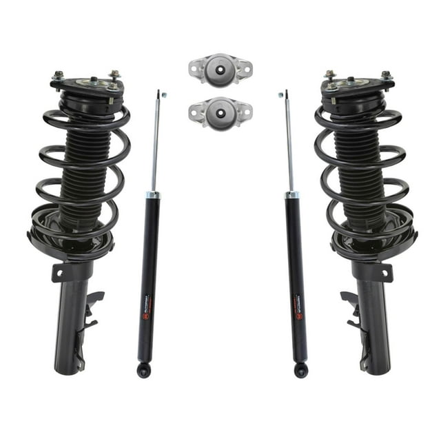 Front Complete Struts & Rear Shocks with Mounts for Mazda 3 2004-2009 ...