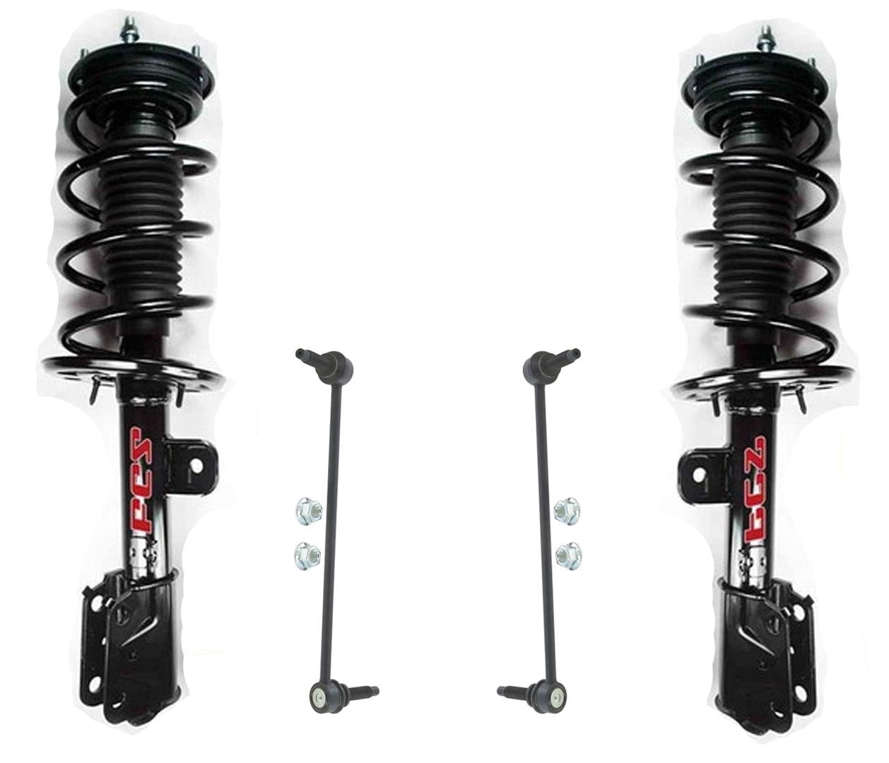 Front Complete Struts & Sway Bar For Ford Explorer All Wheel Drive 2013 ...