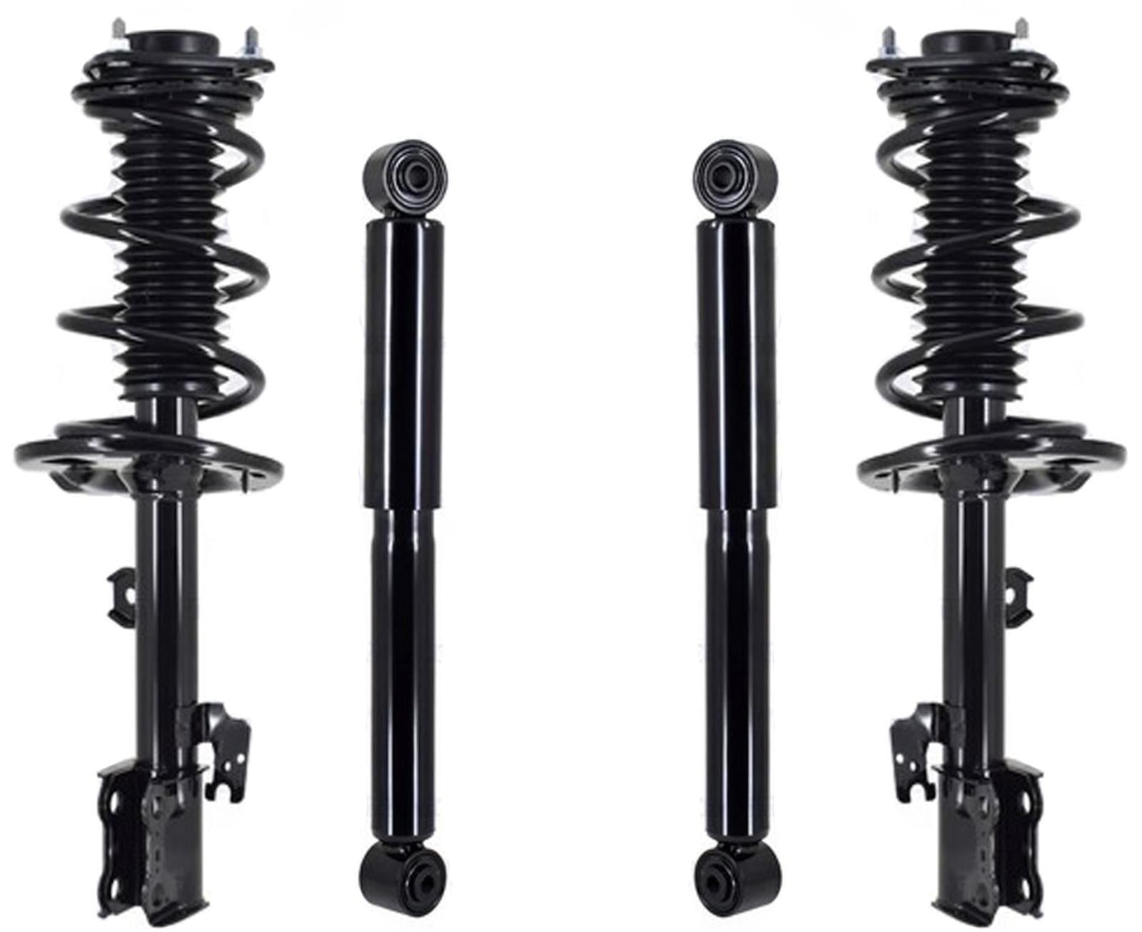 Front Complete Struts W/ Coil for Spring & Rear Shocks For Lexus RX450H ...