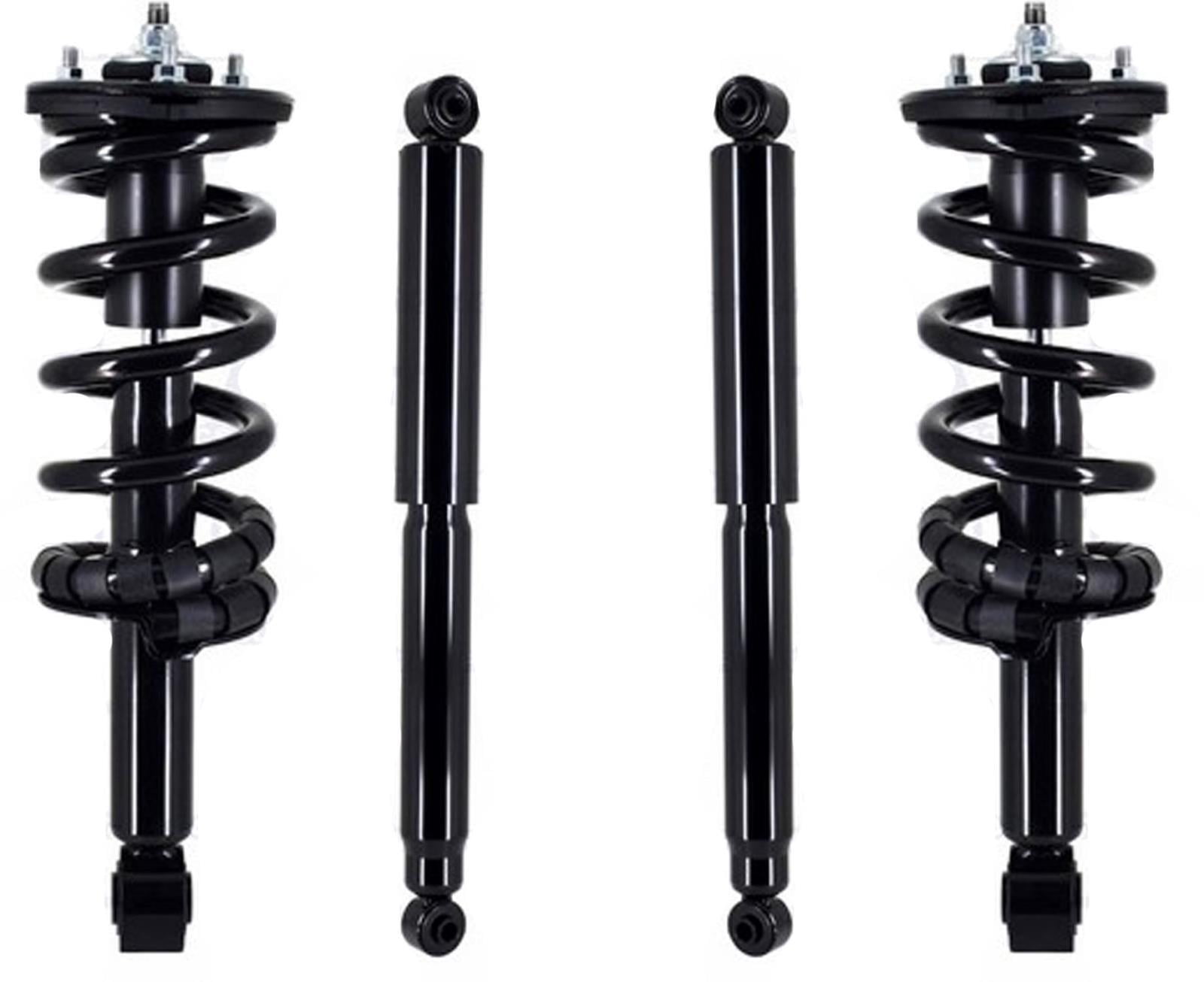 Front Complete Struts With Coil for Spring & Rear Shocks for Nissan ...