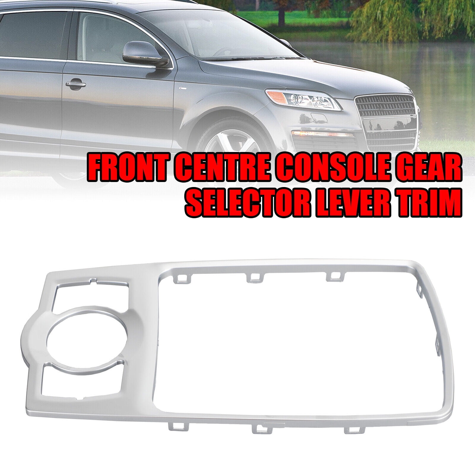 Front Console Frame 4L0864260A Silver For Audi Q7 2007-2014 F3 ...