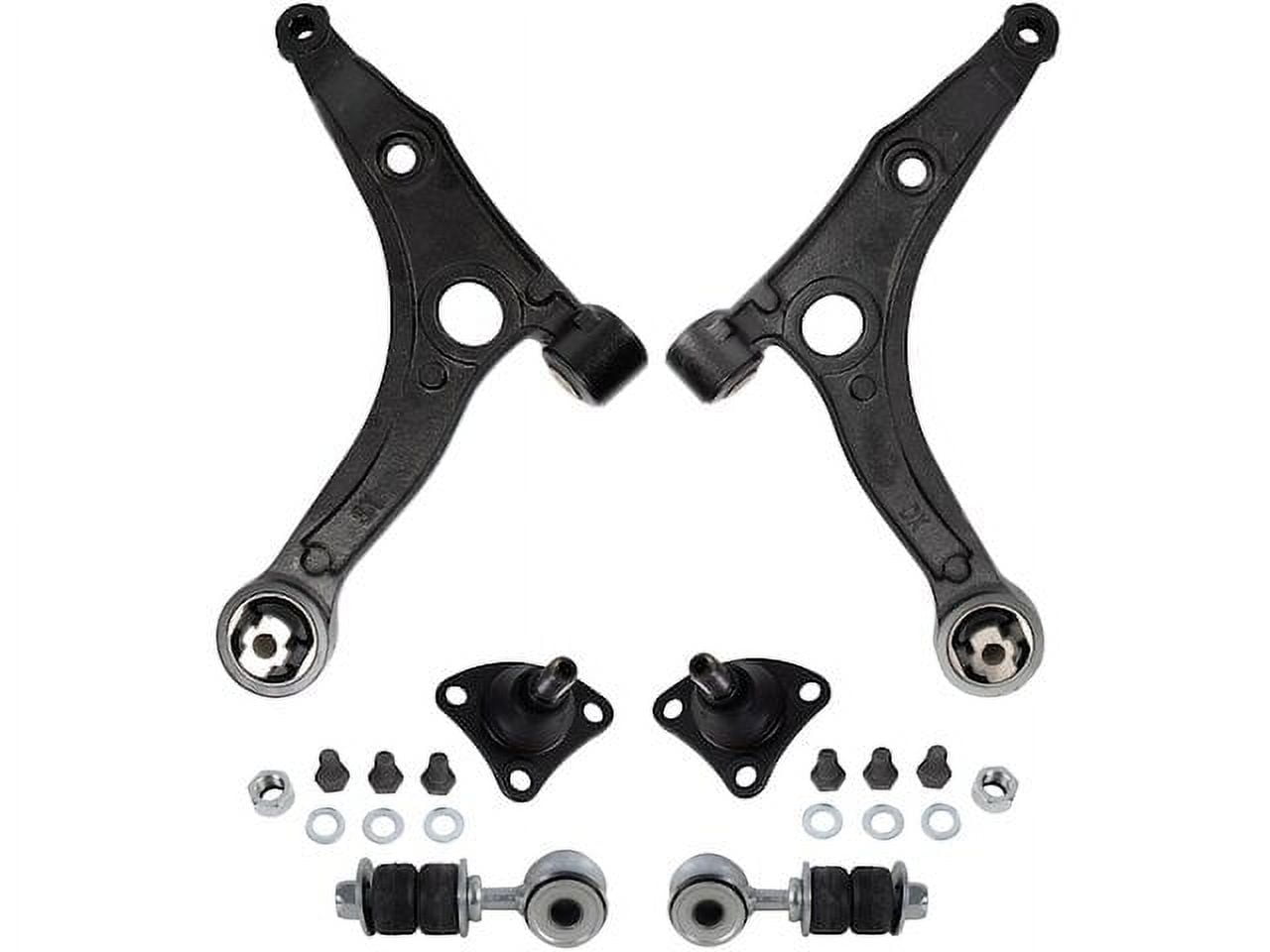 Front Control Arm Ball Joint Sway Bar Link Kit 6 Piece - Compatible ...