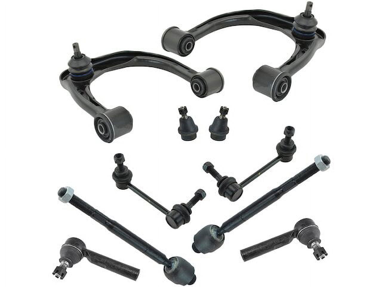 Front Control Arm Ball Joint Tie Rod End Kit 10 Piece - Compatible with ...