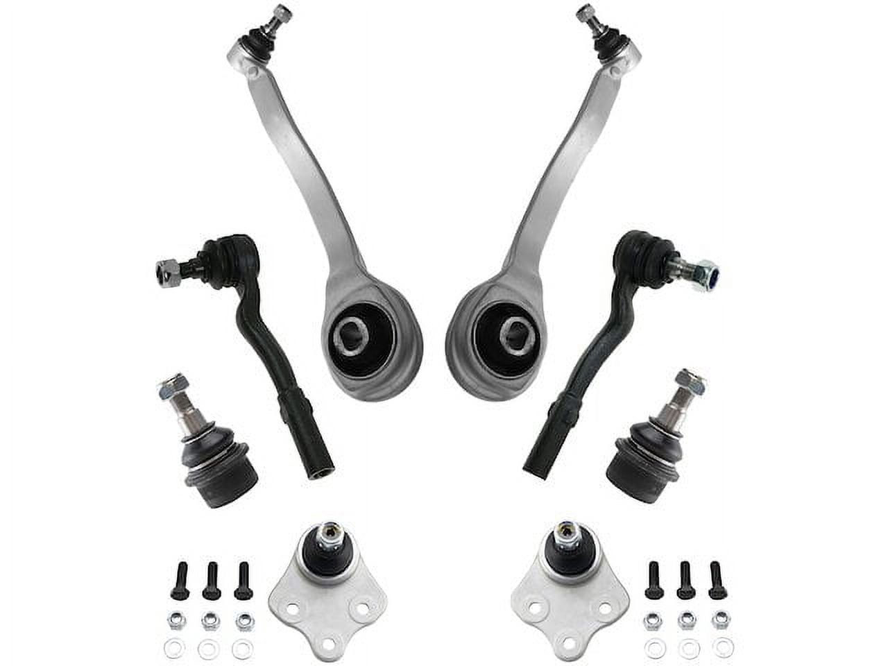 Front Control Arm Ball Joint Tie Rod End Kit 8 Piece - Compatible with ...