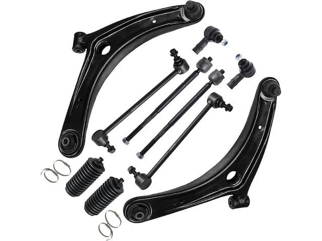 Front Control Arm Ball Joint Tie Rod and Sway Bar Link Kit - Compatible ...