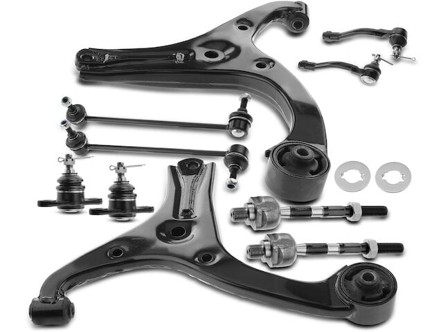 Front Control Arm Ball Joint Tie Rod and Sway Bar Link Kit 10 ...