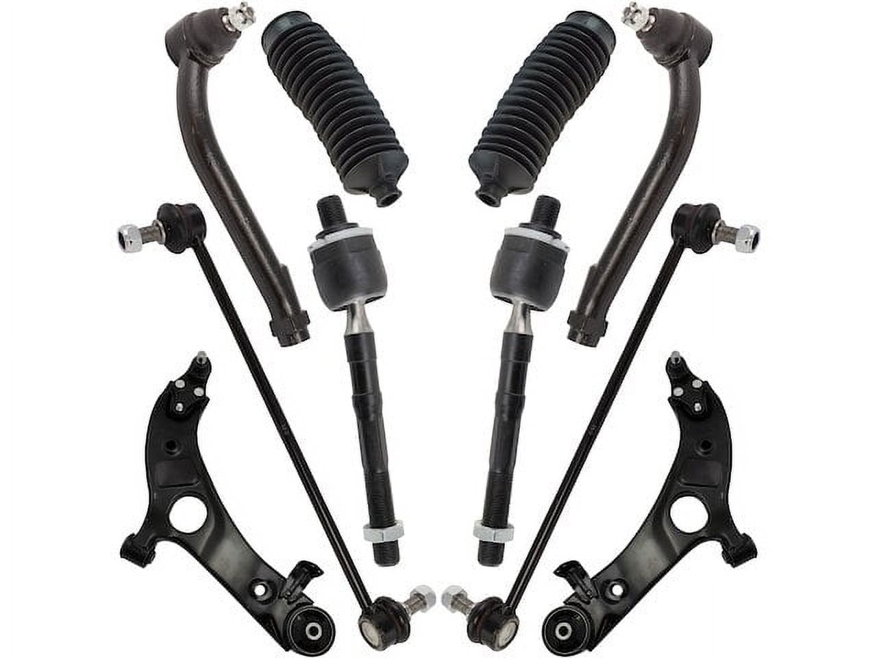 Front Control Arm Ball Joint Tie Rod and Sway Bar Link Kit 10 Piece ...