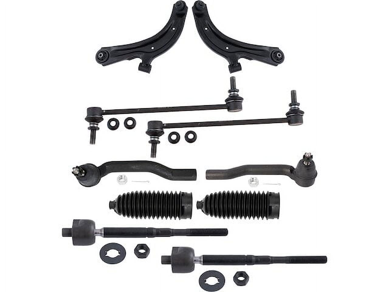 Front Control Arm Ball Joint Tie Rod and Sway Bar Link Kit 10 Piece ...