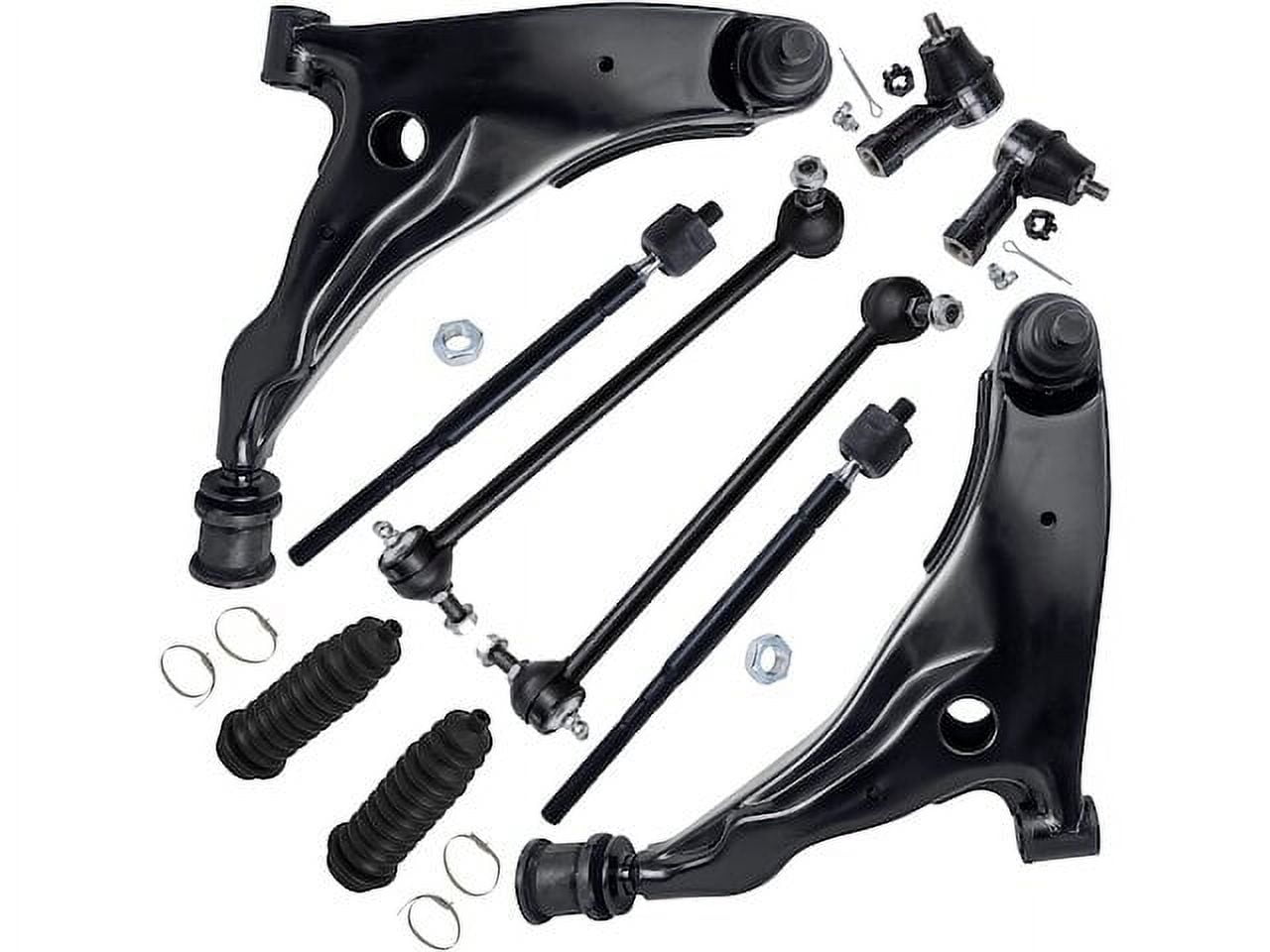 Front Control Arm Ball Joint Tie Rod and Sway Bar Link Kit - Compatible with 2001 Dodge Stratus ...