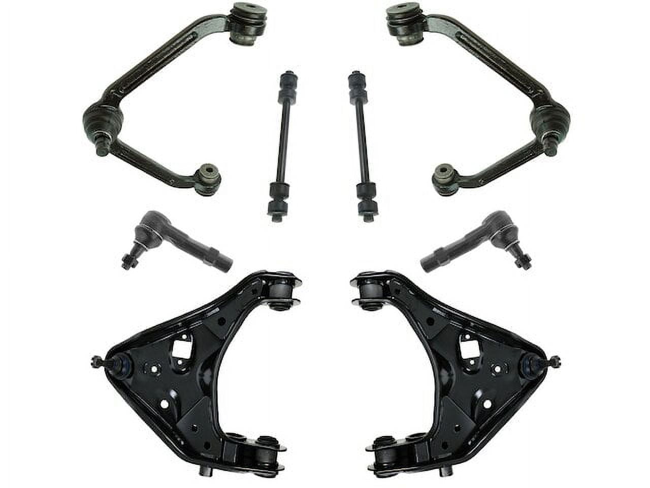 Front Control Arm Sway Bar Link Tie Rod Kit 8 Piece - Compatible with ...