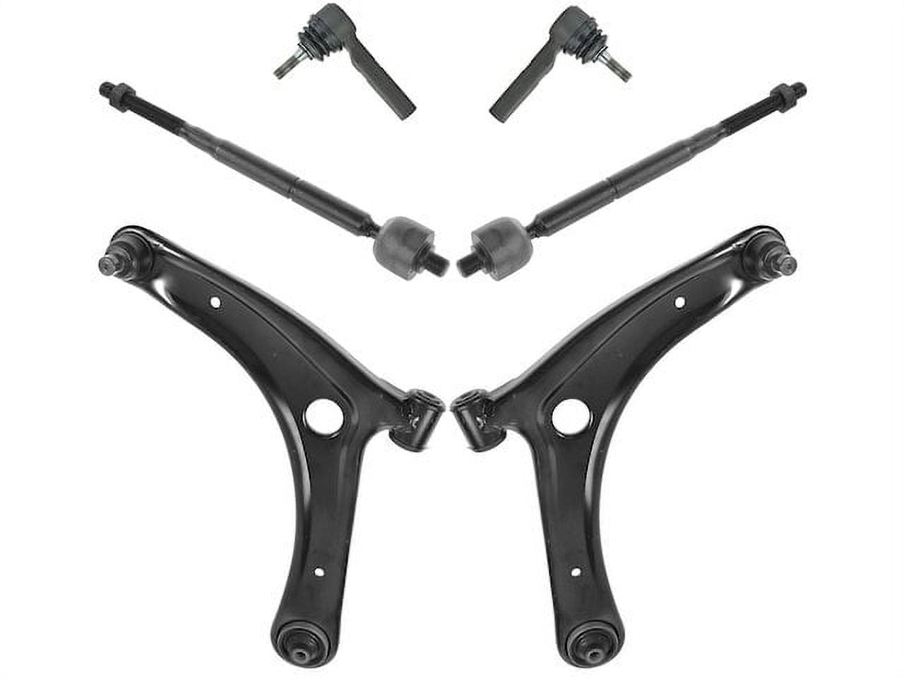 Front Control Arm and Tie Rod End Kit 6 Piece - Compatible with 2007 ...