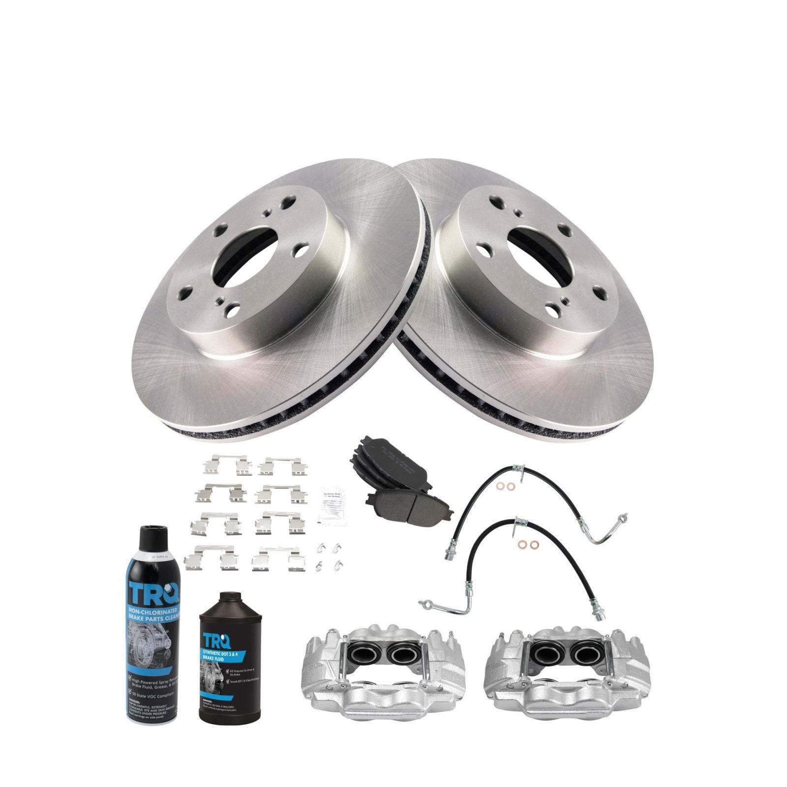 Front Disc Brake Kit with Premium Posi Brake Pad Bonding for 14-9350 ...