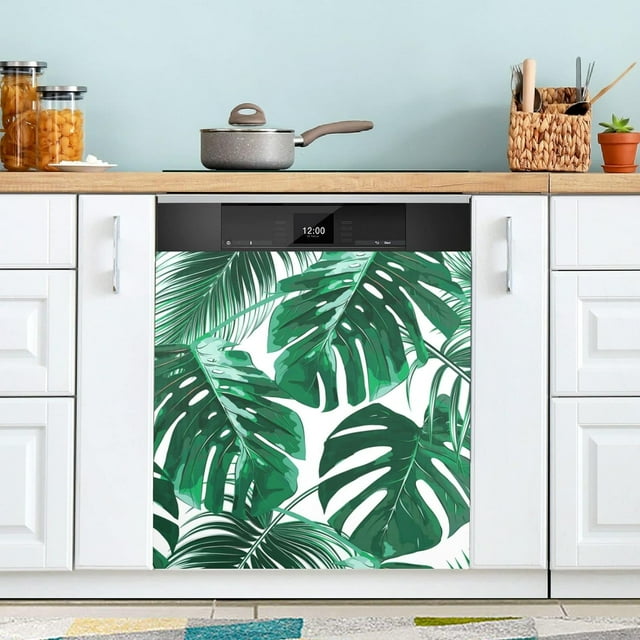 Front Dishwasher Magnet Sticker Cover Decorative Appliances Stickers ...