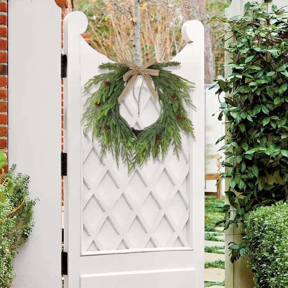 Front Door Decor Outdoor Entrance — Large Winter Christmas Wreath for ...