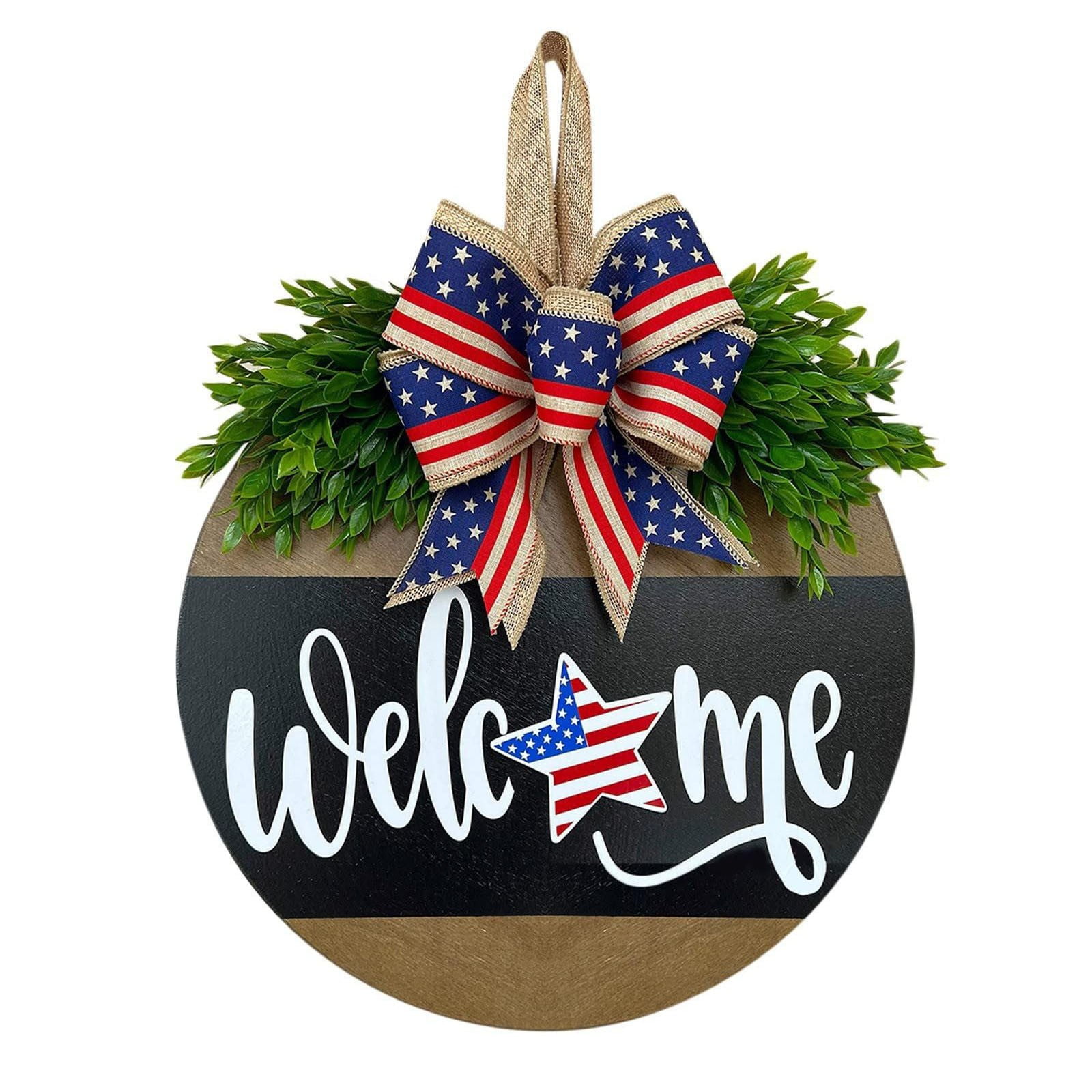 Front Door Garland Witch Door Sign Welcome Door Sign Wooden Drop Sign ...