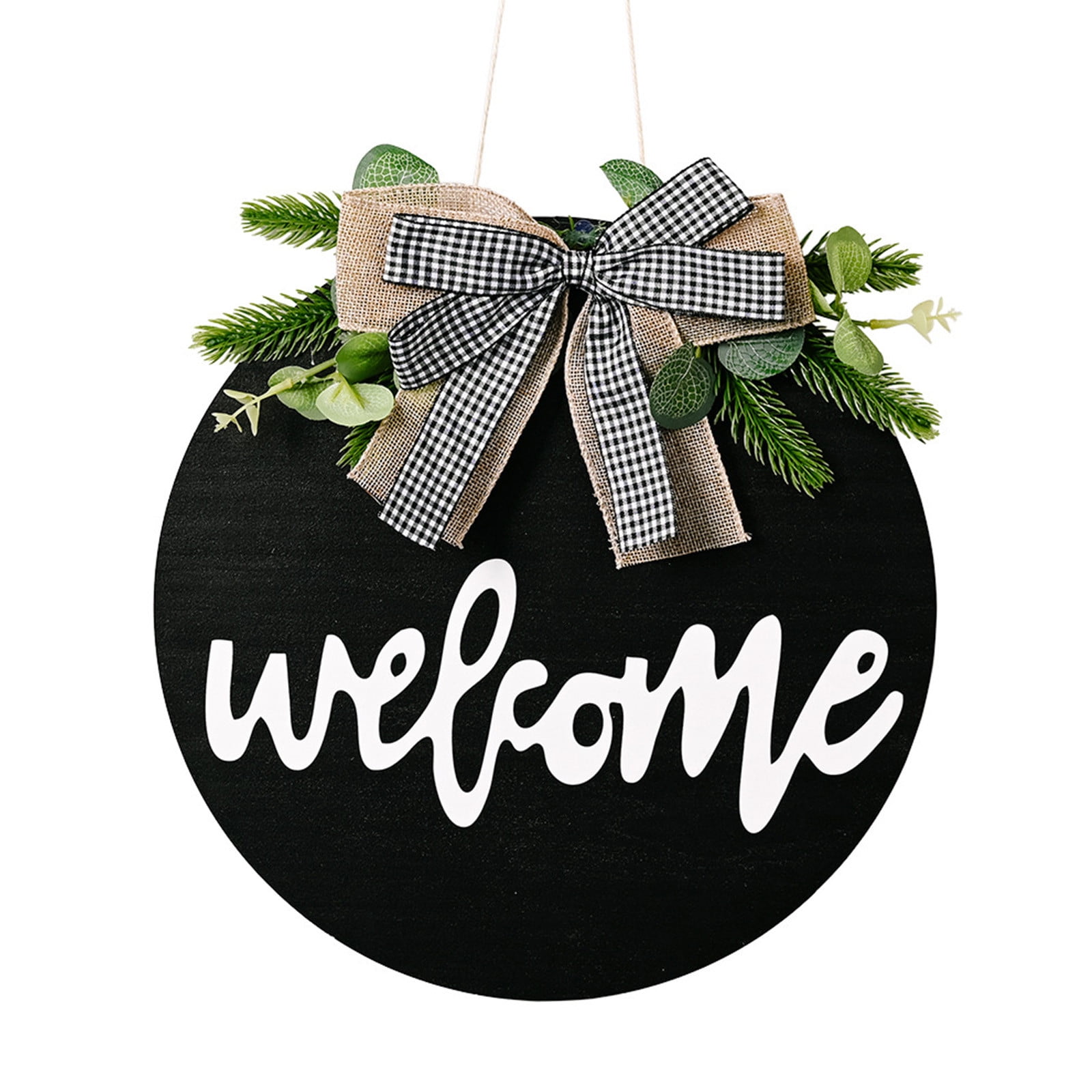 Front Door Hangers Window Wall Hanging Front Door Welcome Sign Hanging ...