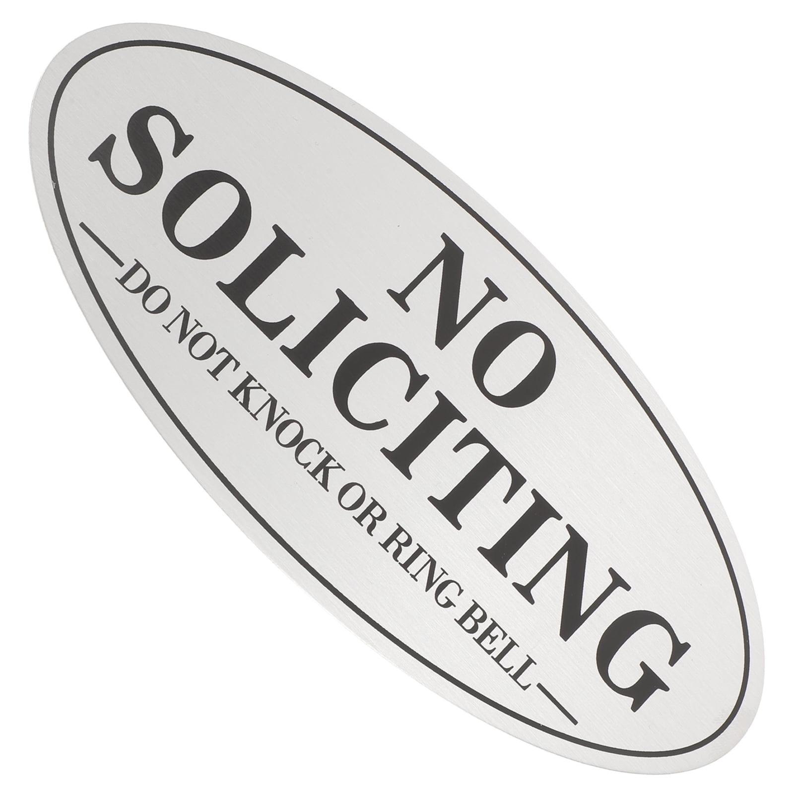 Front Door Invitation Unbreakable No Promotion Signs - Walmart.com