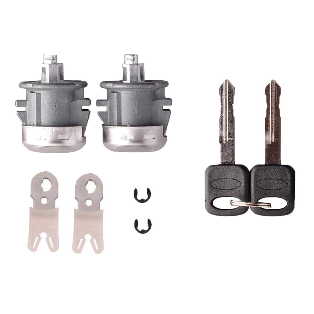 Front Door Lock Cylinder w/2 Keys for ford F-150 1997-2011 F-250 F-350 ...