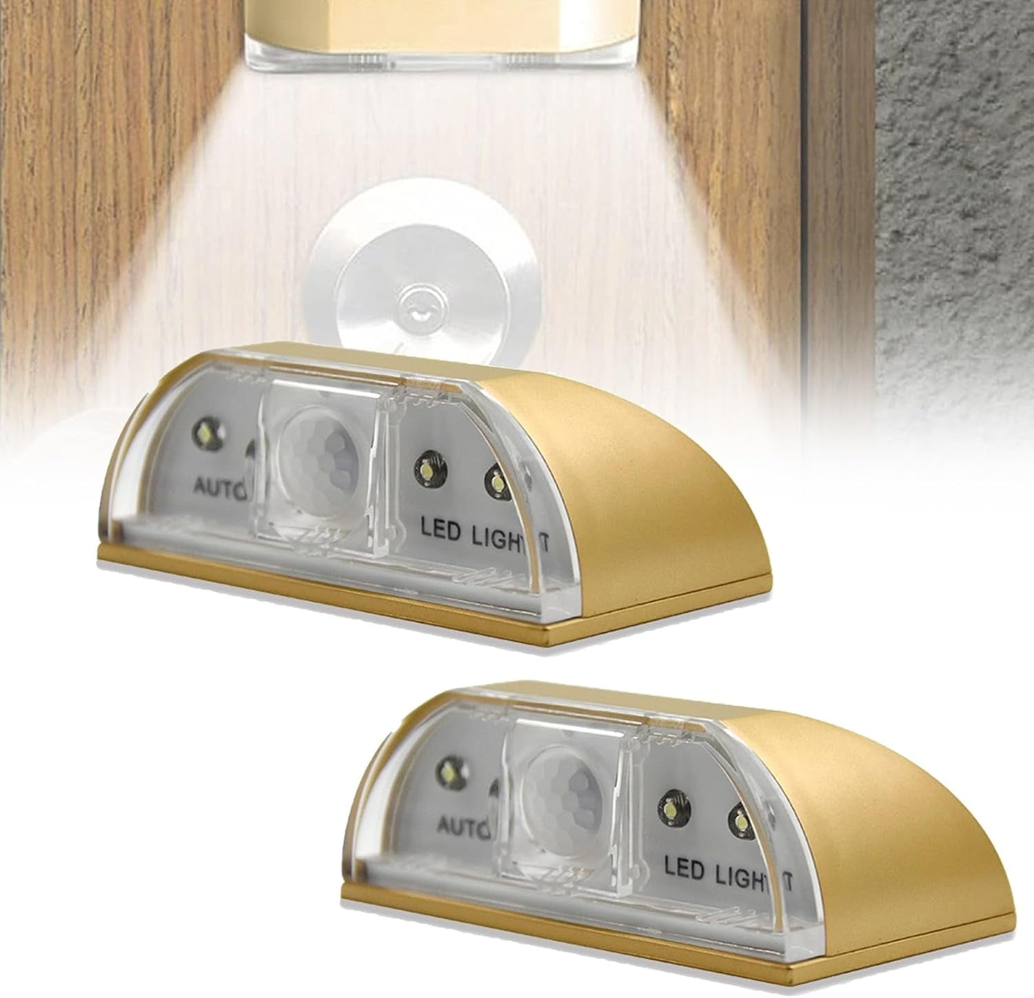 Front Door Lock Light Outdoor, Auto Door Key Light Motion Sensor 4 LED ...