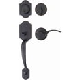 Front Door Lock Set, Handleset with Shelby Lever, Single Cylinder, Easy ...