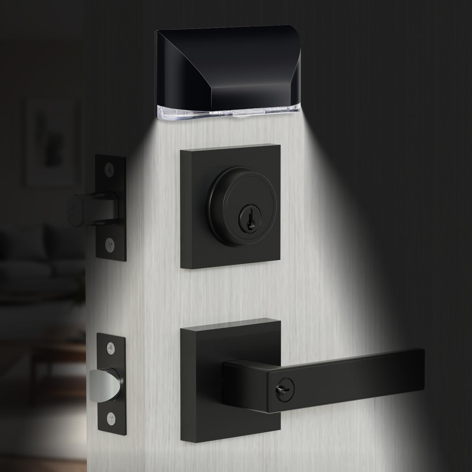 Front Door Lock Set,Keyed Alike Heavy Duty Exterior Door Lock Set,Entry ...