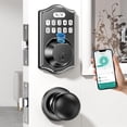 Front Door Lock Set: Keyless Entry Fingerprint Keypad & Deadbolt with ...