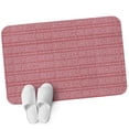Front Door Mat 15.7"x23.6", Pink Non Slip Backing & Low Profile ...