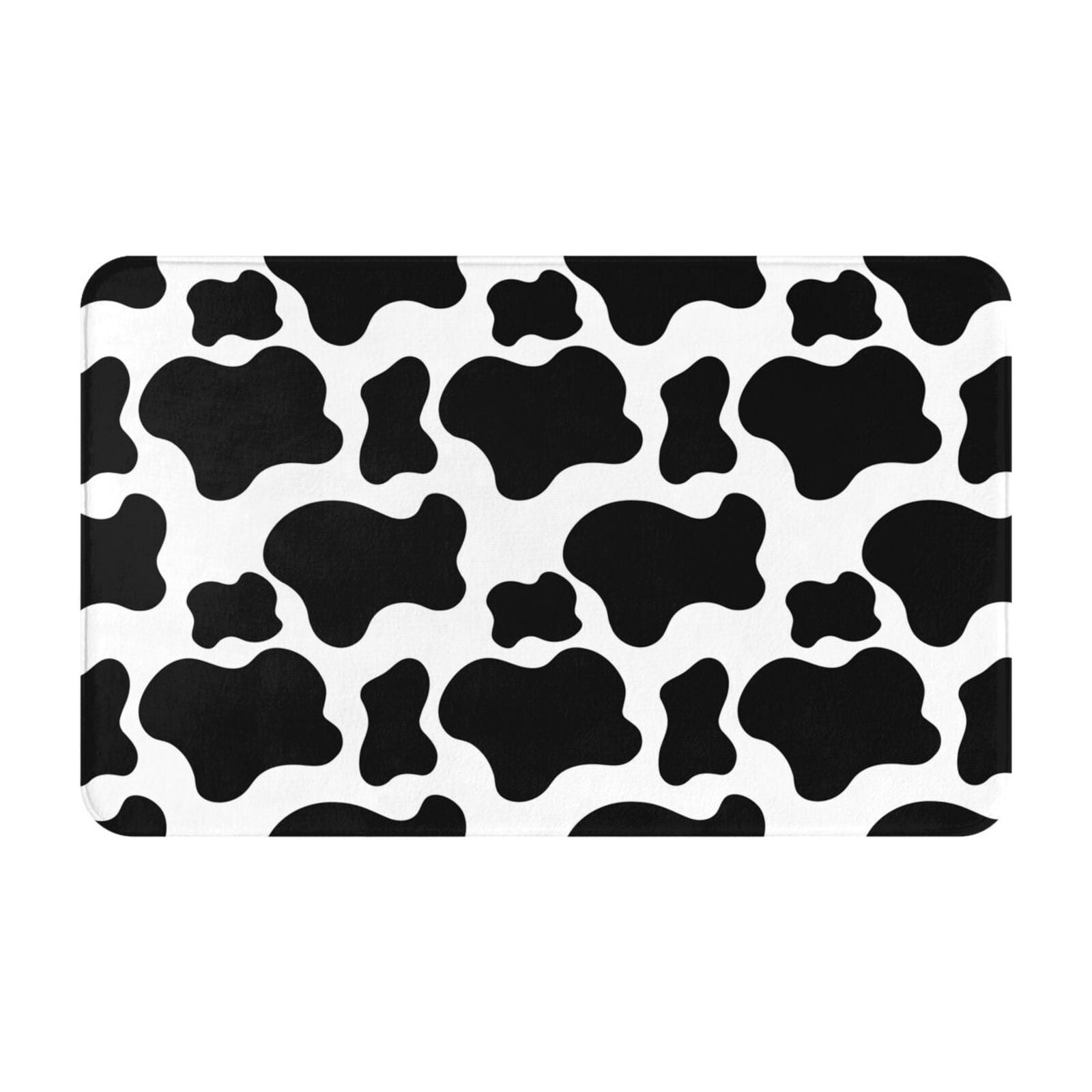 Front Door Mat Indoor Entrance, Cow Spots Pattern 31.5x20 Non-Slip ...