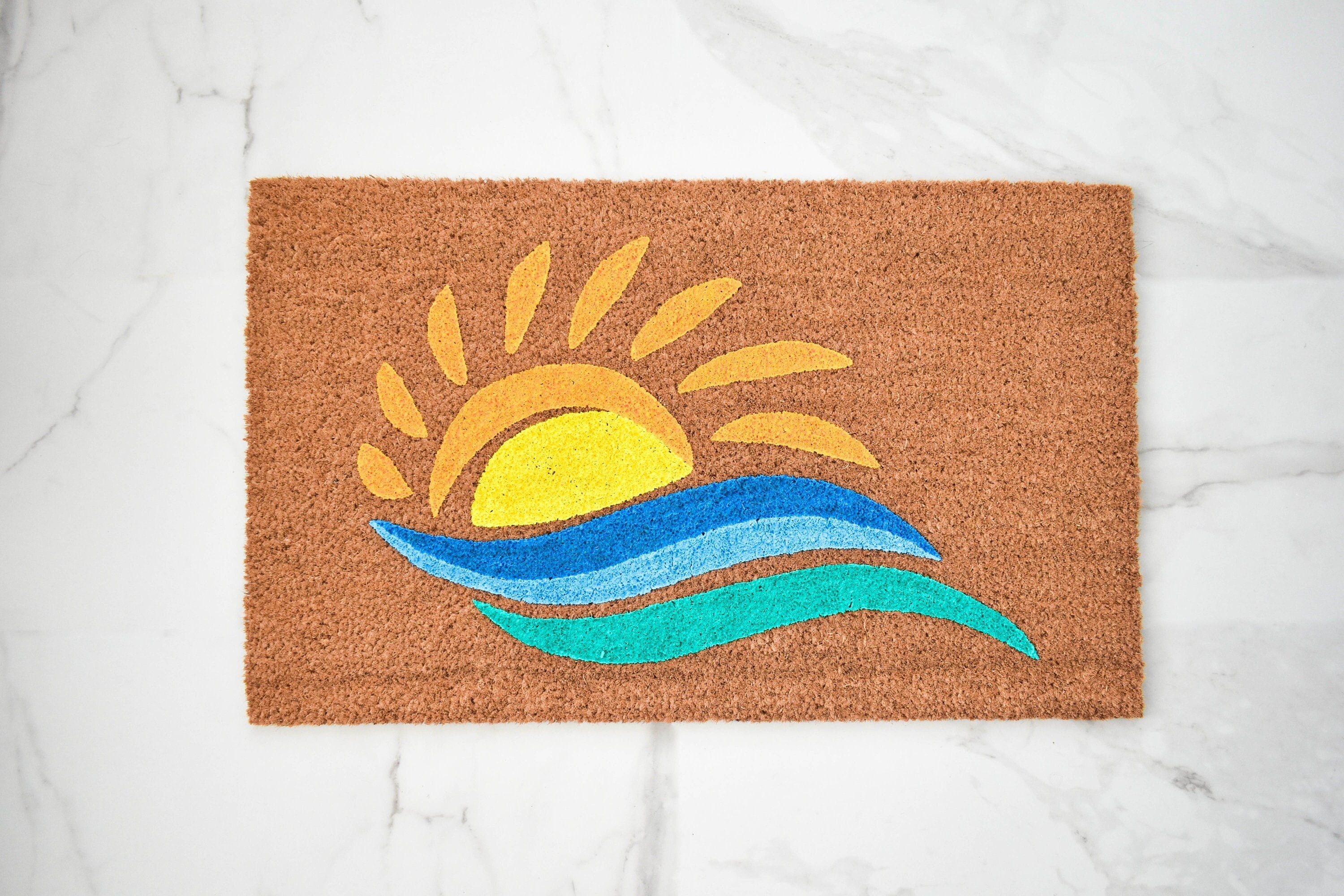 Front Door Mat Indoor Entrance Sun And Water Doormat Summer Doormat ...