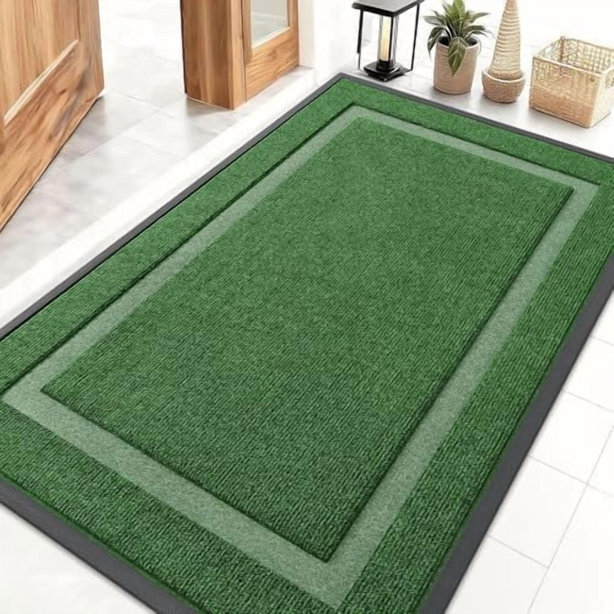 Front Door Mat Indoor Outdoor Entrance, Waterproof All-Season, All ...