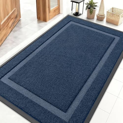 Front Door Mat Indoor Outdoor Entrance, Waterproof All-Season, All ...