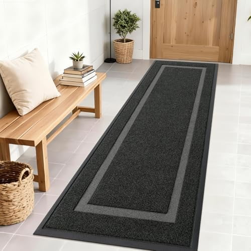 Front Door Mat Indoor Outdoor Entrance, Waterproof All-Season, All ...