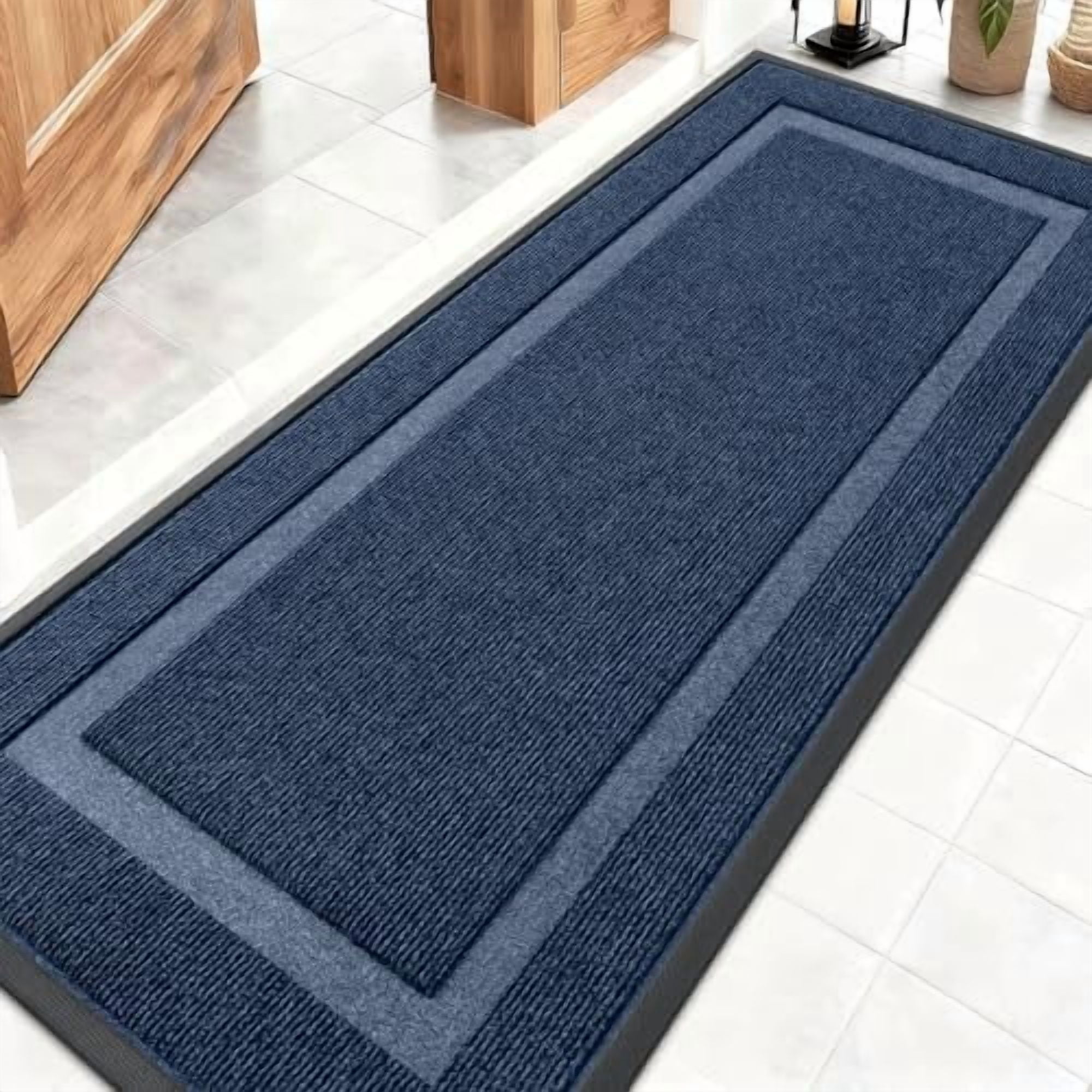Front Door Mat Indoor Outdoor Entrance, Waterproof All-Season, All ...
