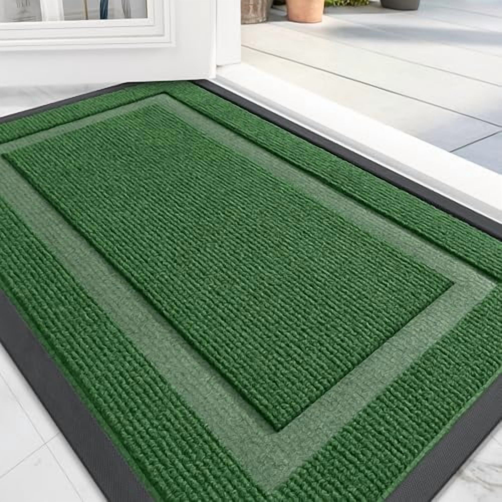 Front Door Mat Indoor Outdoor Entrance, Waterproof All-Season, All ...