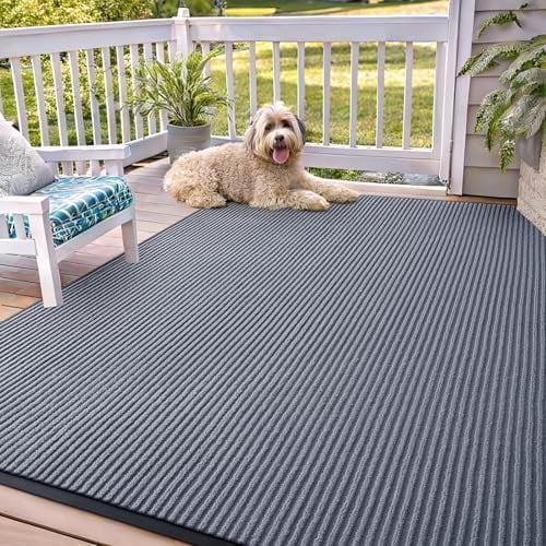 Front Door Mat Indoor Outdoor Entrance, Waterproof Heavy Duty Doormat ...