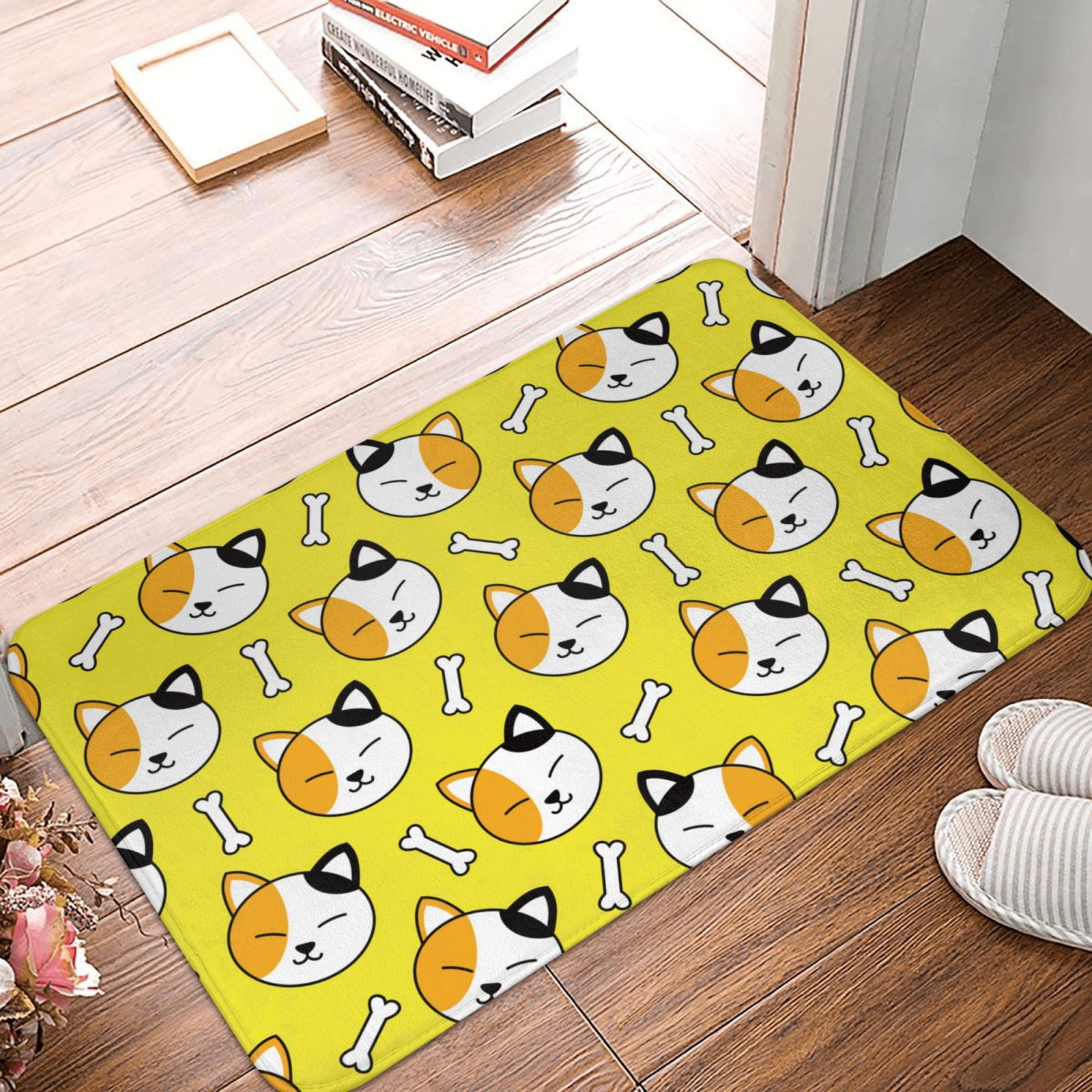 Front Door Mat Indoor Outdoor Outside Entrance - 16*24in Washable ...