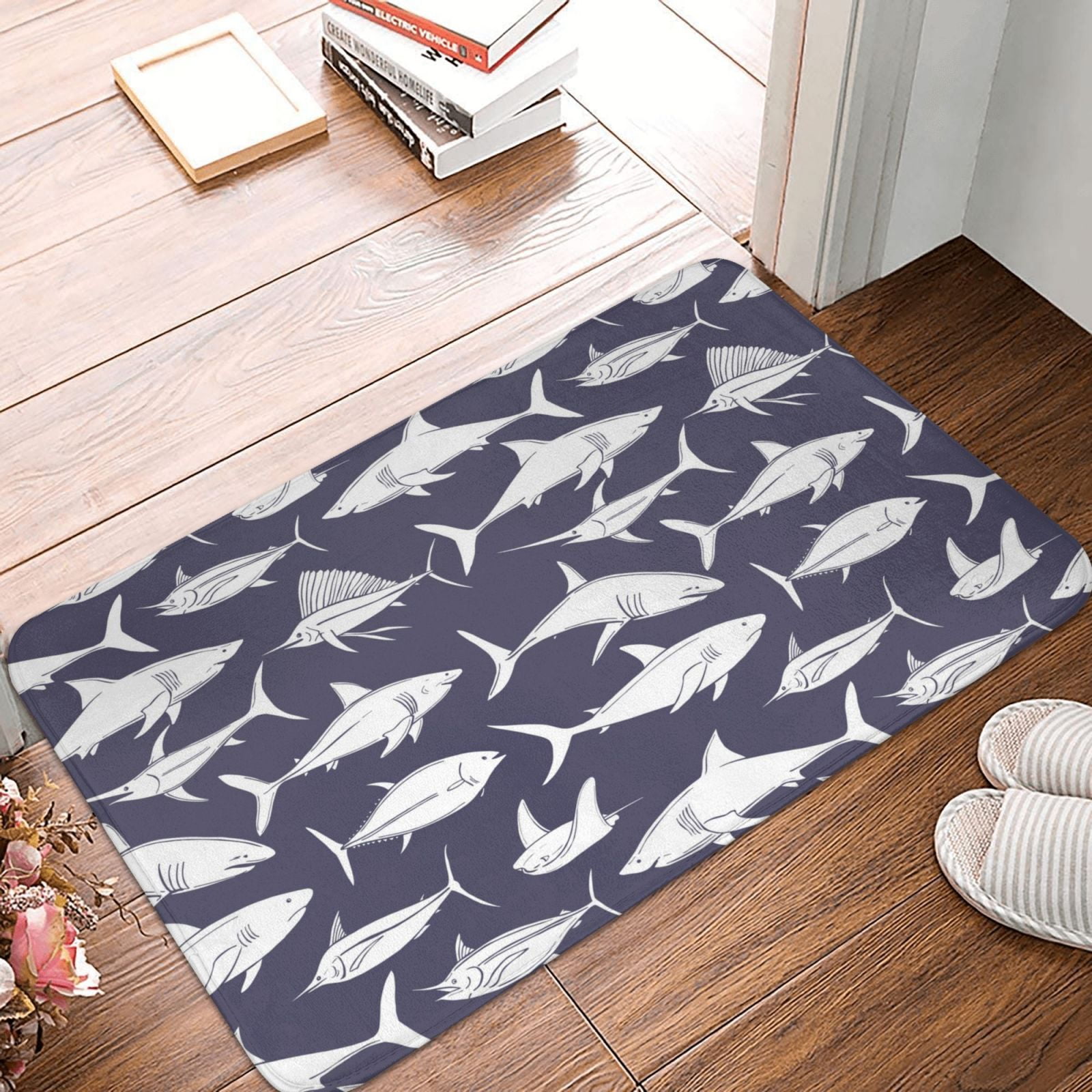 Front Door Mat Indoor Outdoor Outside Entrance - 16*24in Washable Hand ...