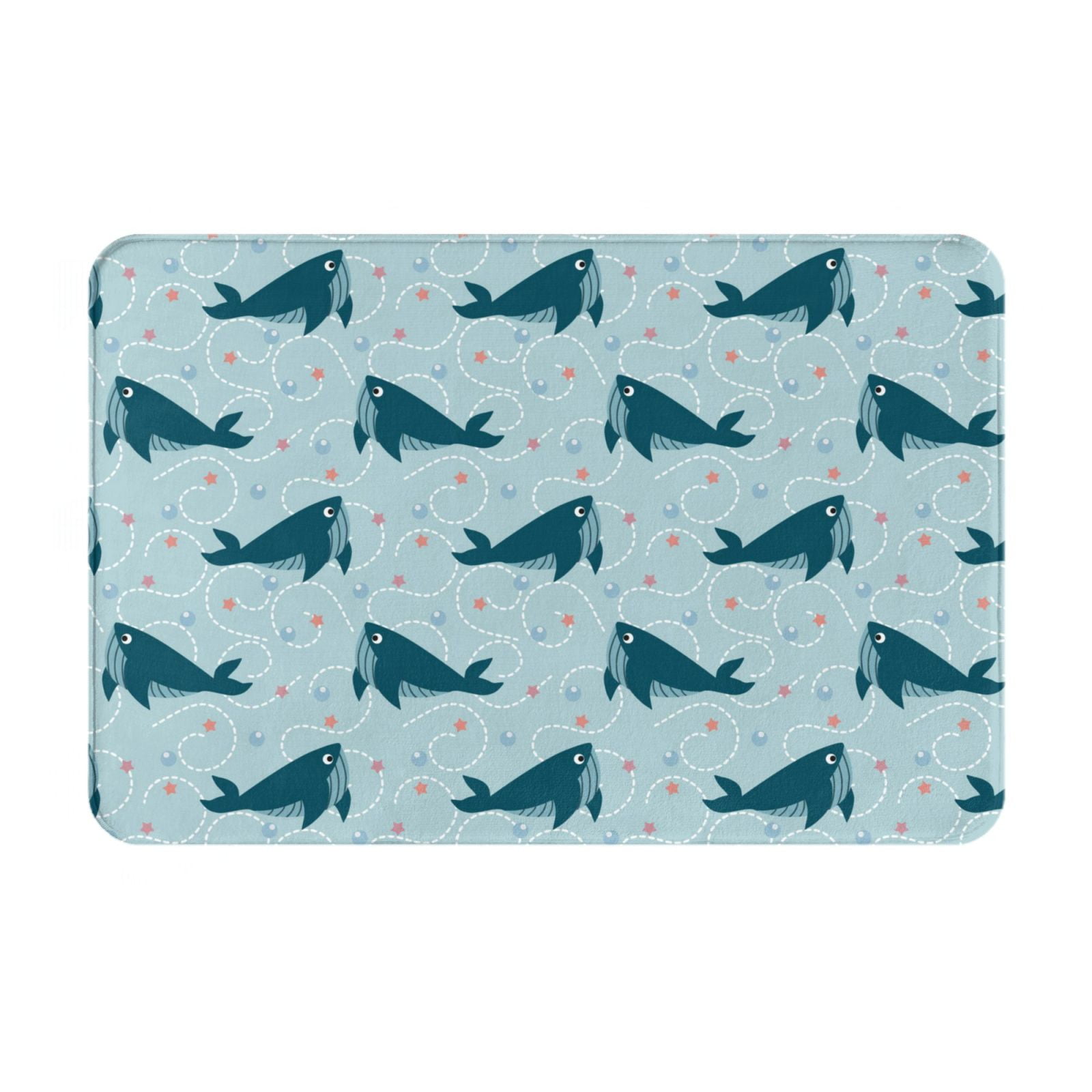 Front Door Mat Indoor Outdoor Outside Entrance - Bohemian Cartoon Cute ...