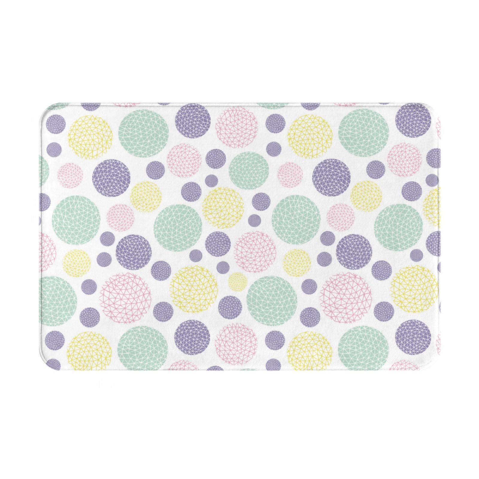 Front Door Mat Indoor Outdoor Outside Entrance - Colorful Spotty ...