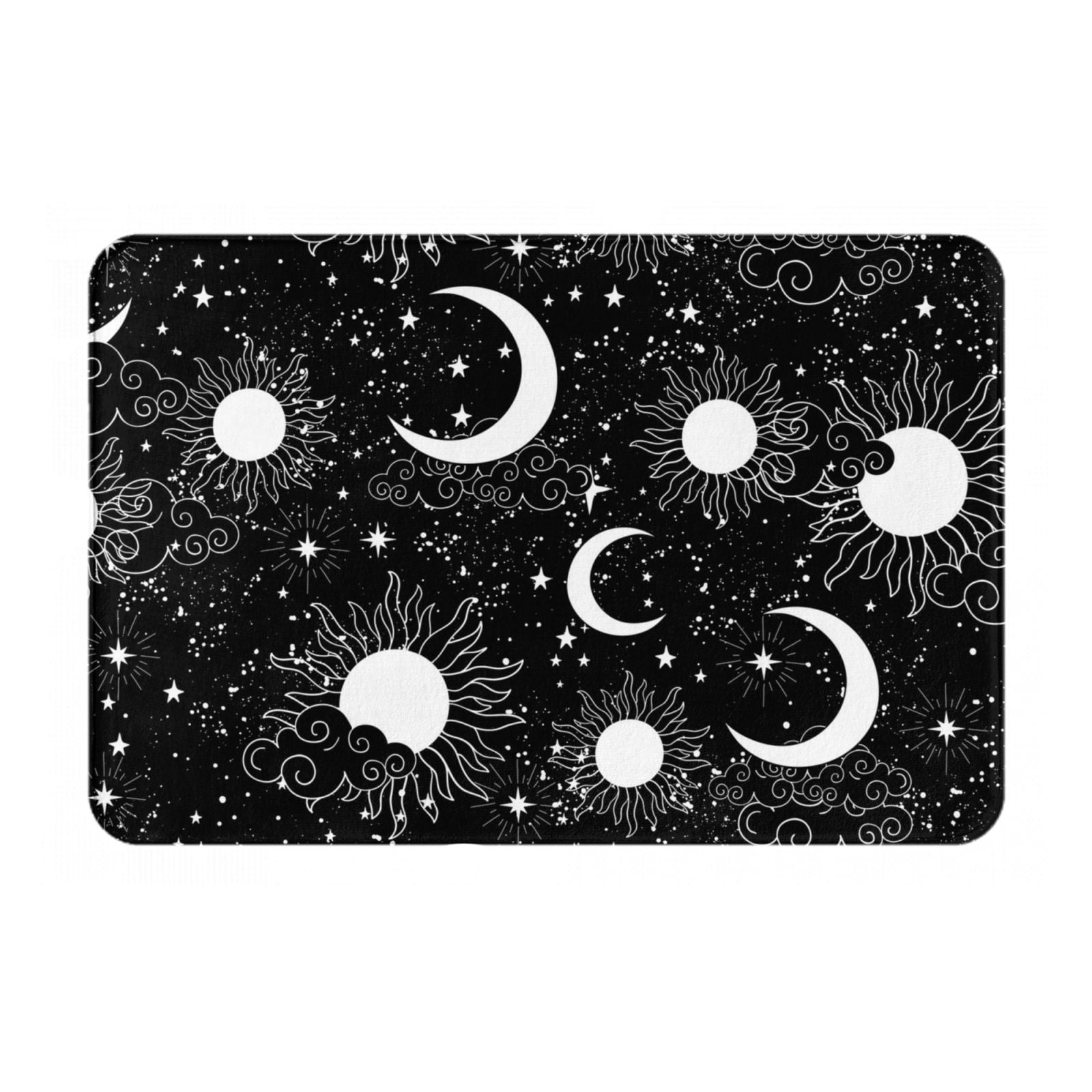 Front Door Mat Indoor Outdoor Outside Entrance - Crescent and Stars 16 ...